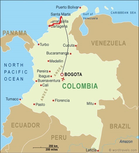 Tour Colombia, Bogotà,Santa MArta - consigli, prezzi easyweek